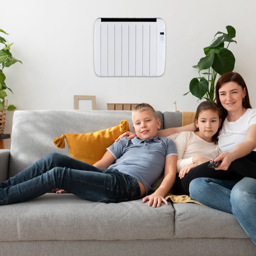 Smart WiFi Radiator Heater 1200W, White Body (720*580*55mm)