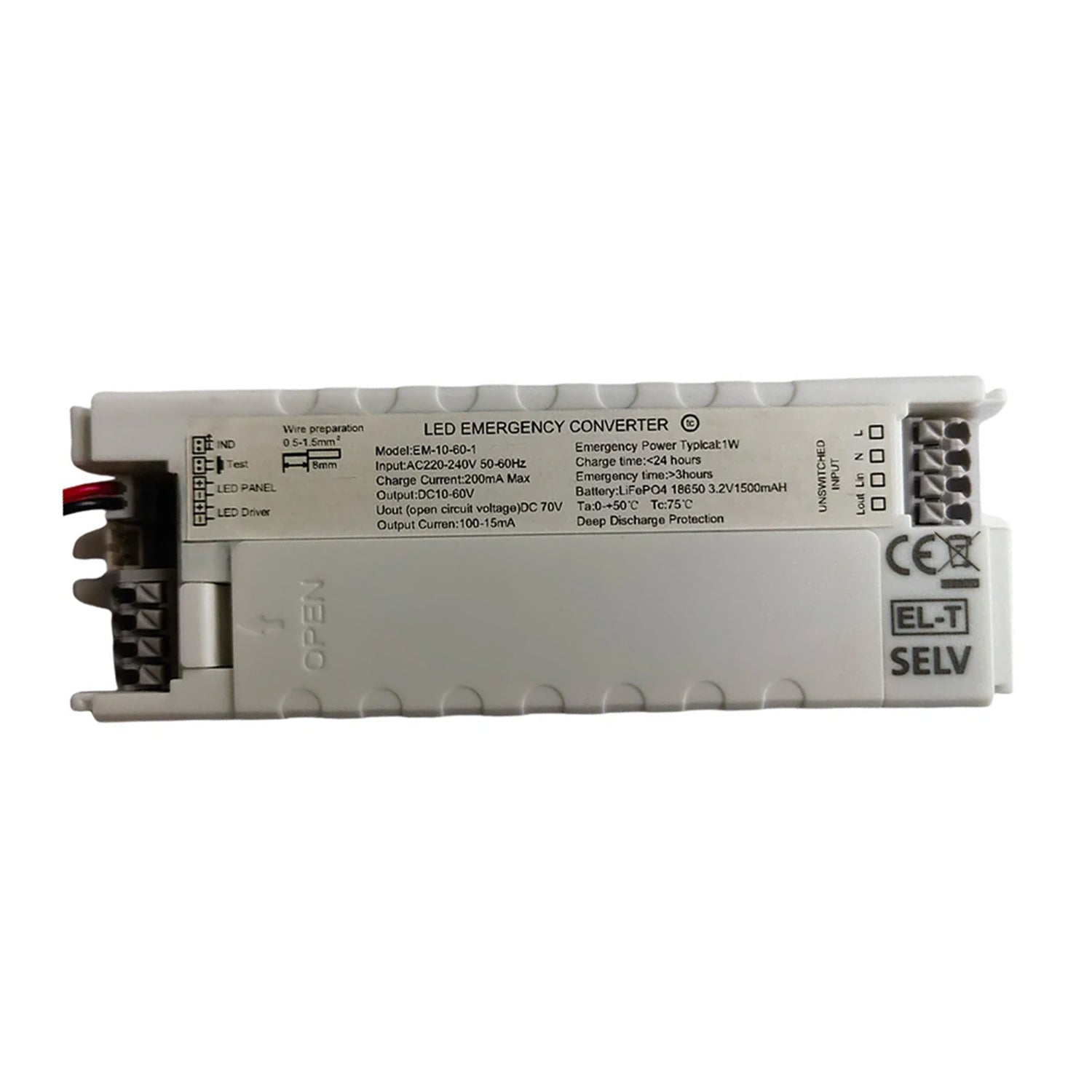 ENER-J Plug and Play Emergency Module (T564), Compatible with T561 LED
