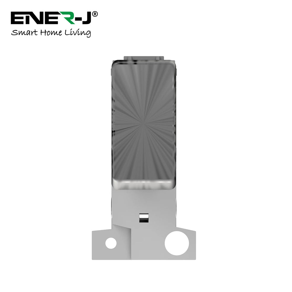 1G Grid Switch Compatible with Click MiniGrid Satin Chrome Finish