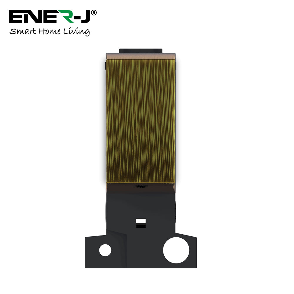 1G Grid Switch Brass | Click MiniGrid | ENER-J SMART HOME