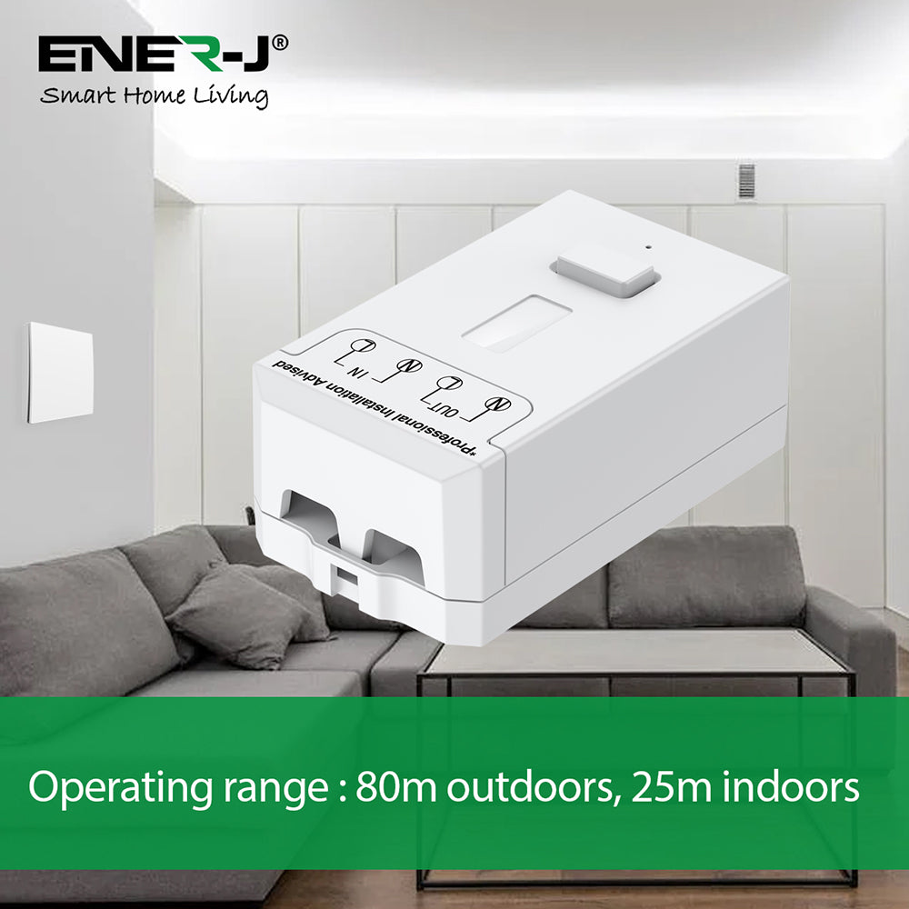 Dimmable + RF 1A Receiver compatible with Eco Switches