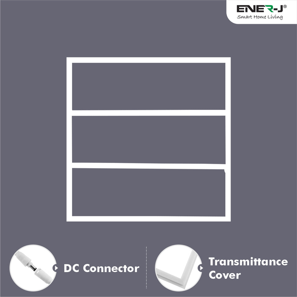 Edgelit Borderline LED Panel with Middle Bars 40W 4000 Lumens, 2 Years