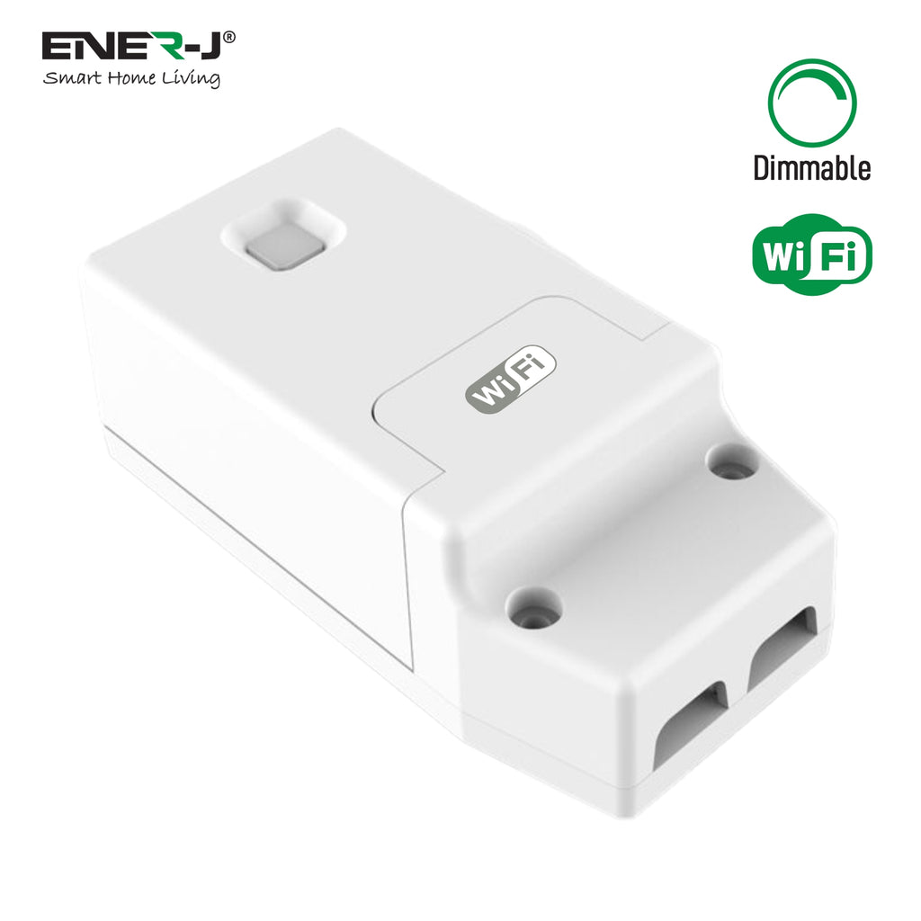ENERJ 1-Gang Wireless Kinetic Switch & WiFi Dimmer Kit | Battery-Free