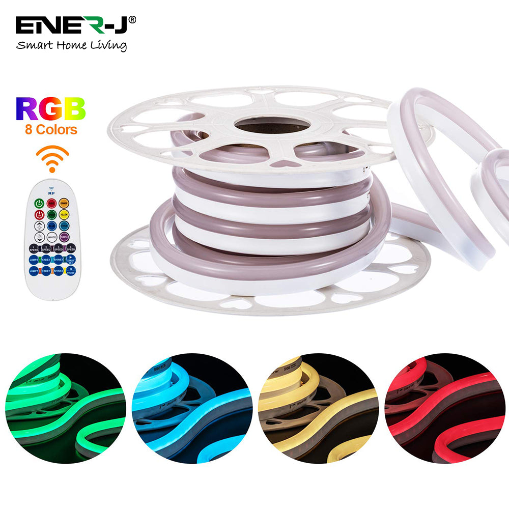 Smart WiFi RGB Neon Flex Kit – Plug & Play | ENER-J