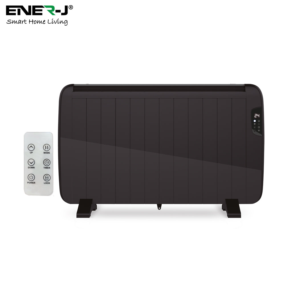 2000W Smart Electric Radiator Heater with LCD Display & Voice Control,