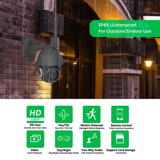 Outdoor Smart Dome IP Camera | Waterproof IP Camera